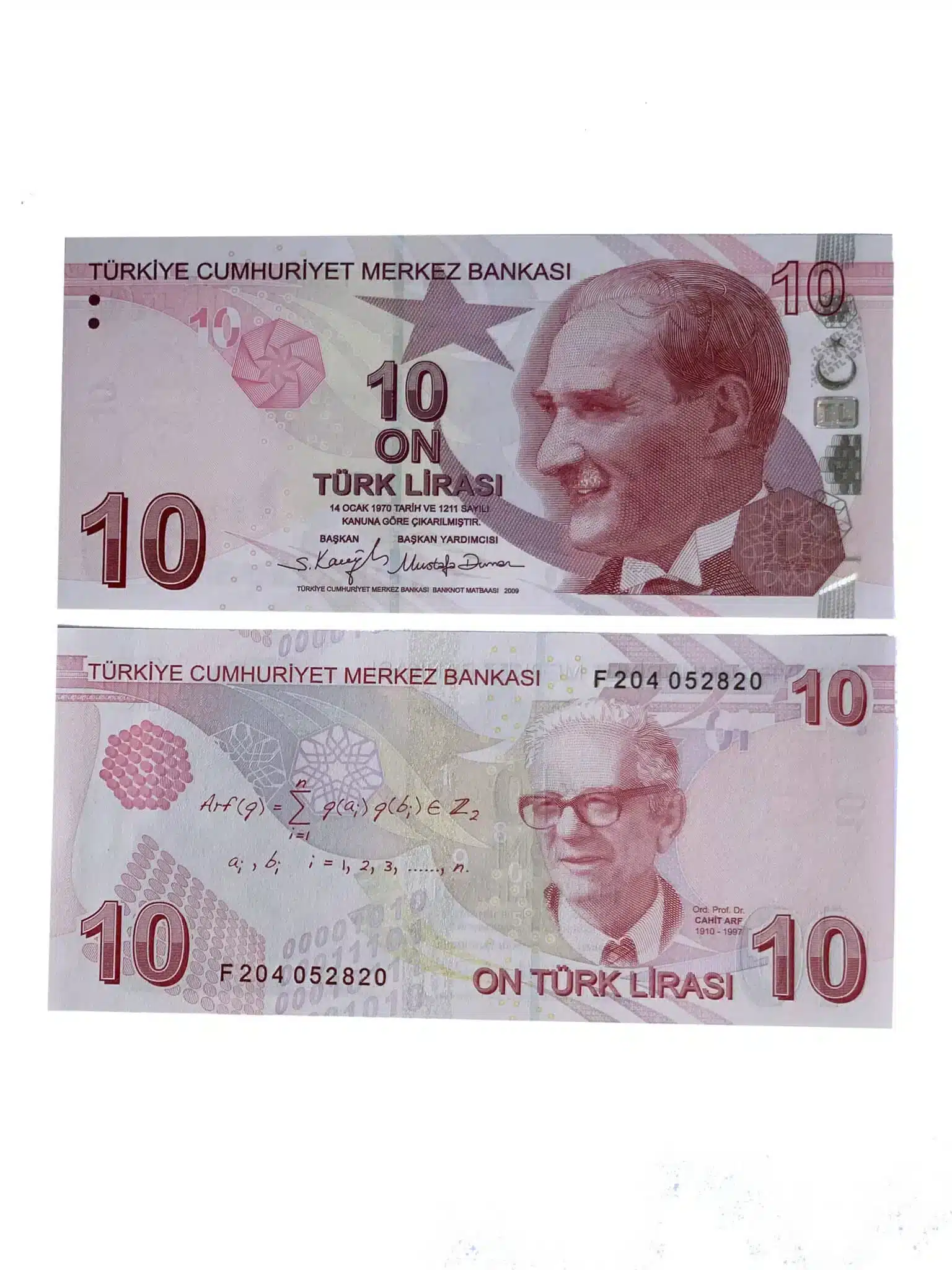 Turkey Current Banknotes Set – 6 Uncirculated Lira Notes
